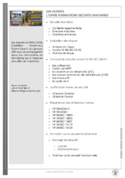 réglementation machine – directives et normes pour la mise en ...